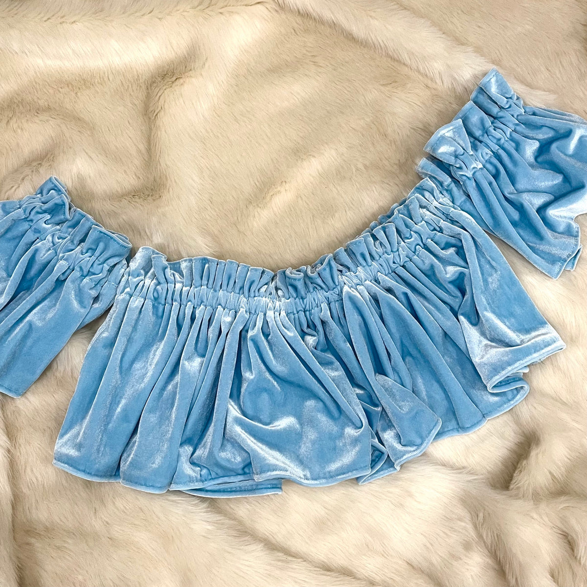 Powder Blue Dollop of Dolly Top – Bambi Valentino